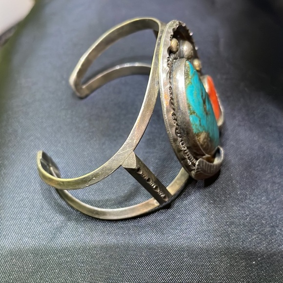 Navajo | Jewelry | Vtg Native American Old Pawn Navajo Silver Turquoise ...